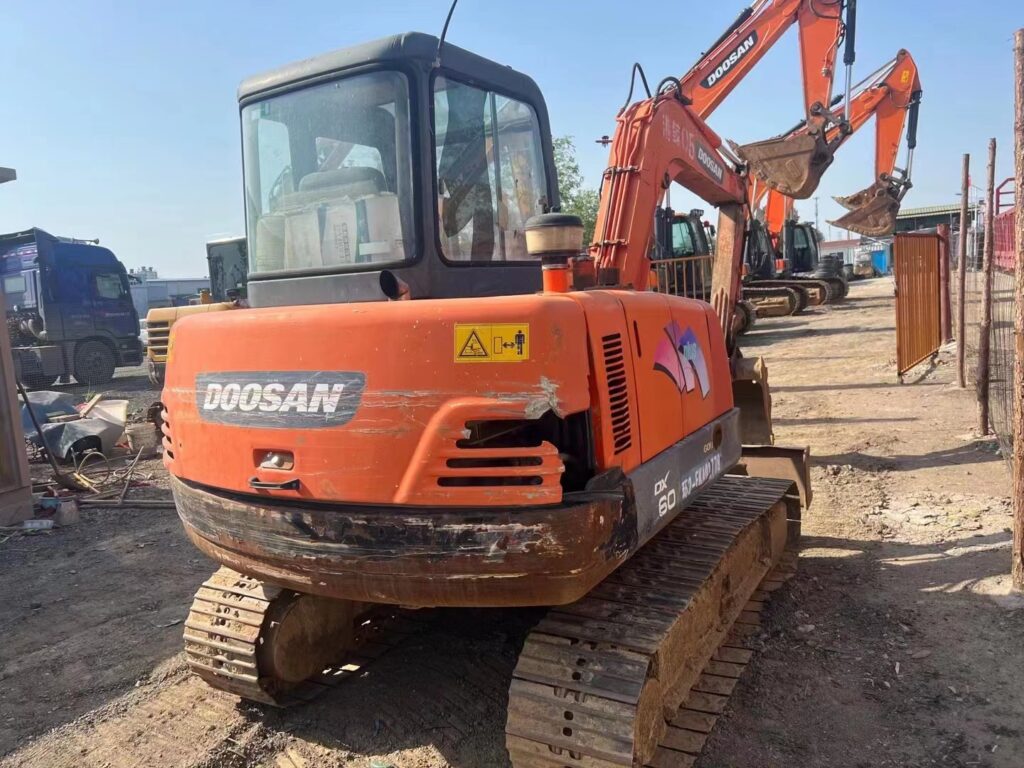 Used Doosan Mini Excavator Compact Excavator Small Excavator DX60 DX60W ...